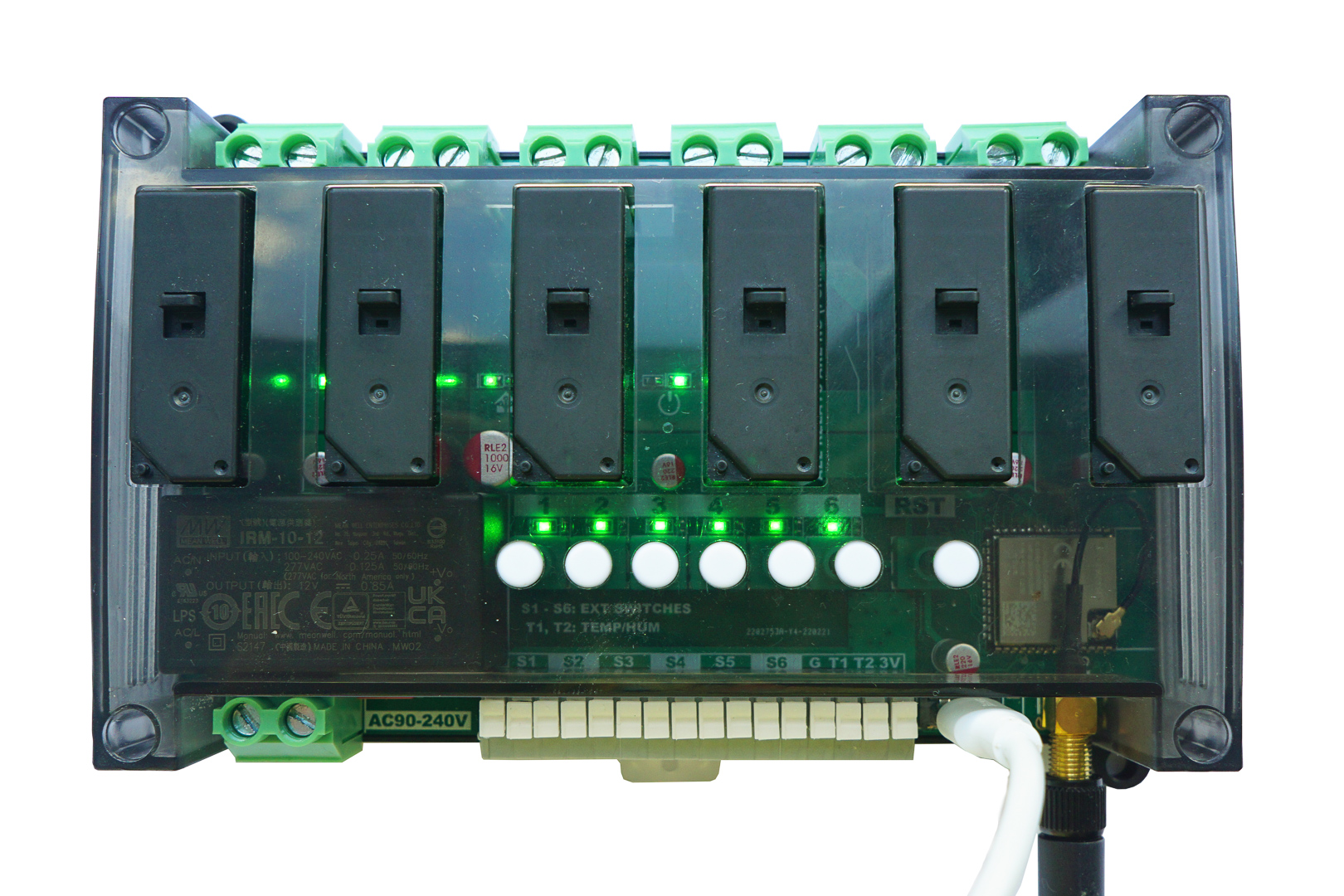 6Gang30AmpsLatchRelayEspHomeReady | OpenHardware.io - Enables Open Source Hardware Innovation