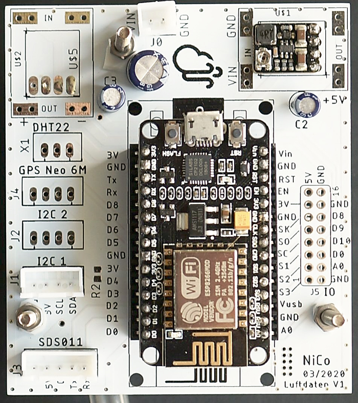 air quality motherboard for sensor.community project | OpenHardware.io - Enables Open Source ...